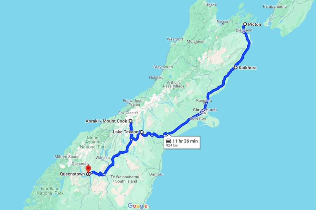10-Day New Zealand South Island Itinerary - 5 BEST Road Trip Options ...