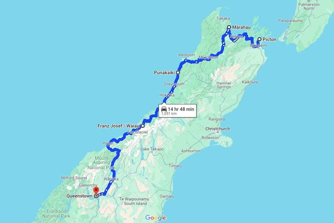 10-Day New Zealand South Island Itinerary - 5 BEST Road Trip Options ...